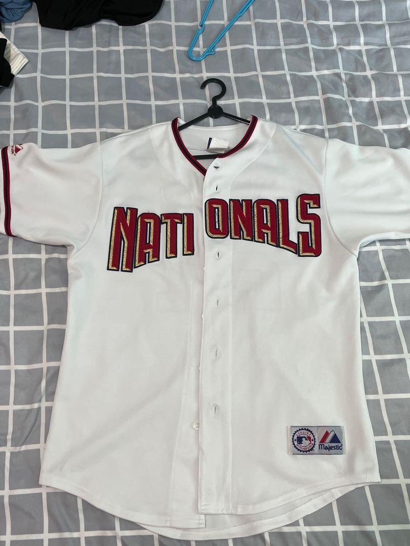 vintage oversize baseball shirt button up oversize, Men's Fashion, Tops ...