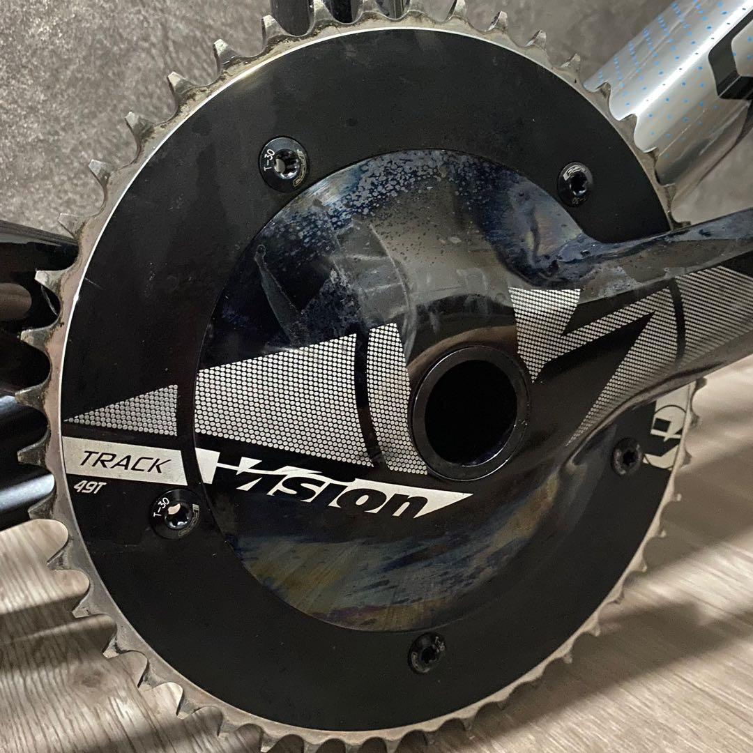 Vision Track 144bcd 144 bcd 49T crankset, Sports Equipment, Bicycles ...