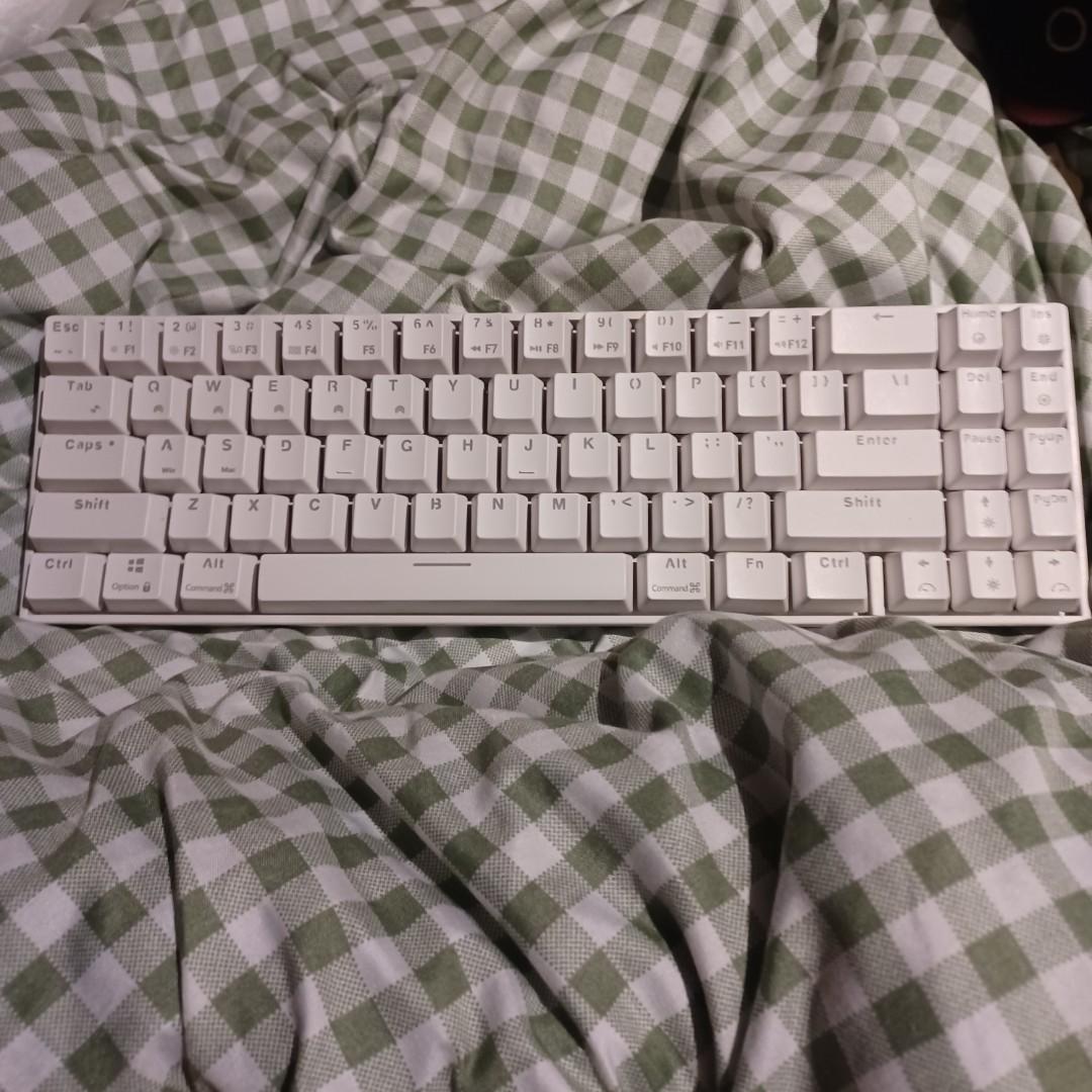 White RK71 Red Switch Mechanical Keyboard, Computers & Tech, Parts ...