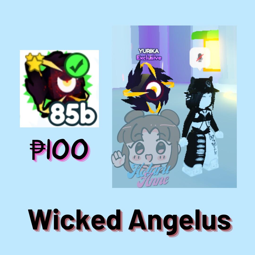 Wicked Angelus PET SIMULATOR X Exclusive Pet, Video Gaming, Gaming ...