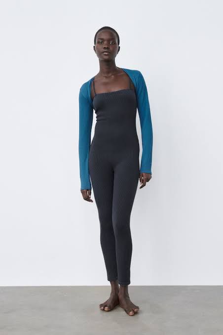 Zara Limitless Contour Jumpsuit, Women's Fashion, Dresses & Sets ...