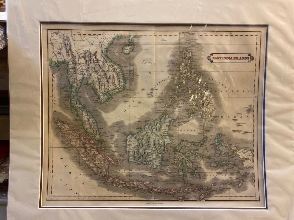 1825 Daniel Lizars East India Islands, Furniture & Home Living, Home ...