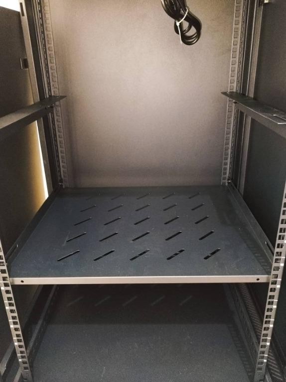 18U Free Standing Data Cabinet W=600x D=600x H=3FT Glass Door ...