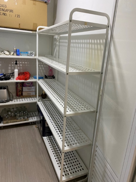 2 x Ikea Metal Storage shelves , racks, Furniture & Home Living ...