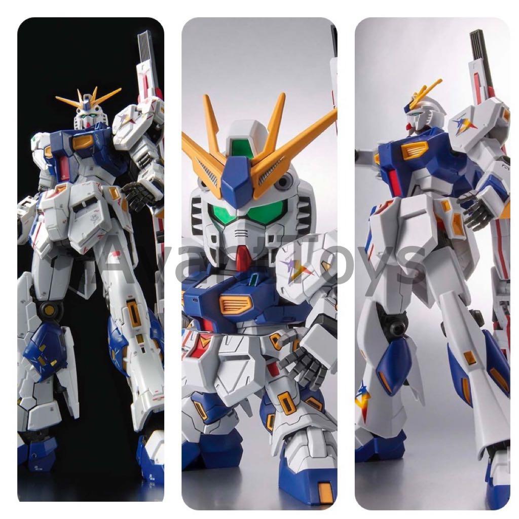 預訂 - 港魂 福岡 RX-93ff ν GUNDAM 套裝 Nu Gundam 高達模型 RG, SD, EG 各1盒, 興趣及遊戲, 玩具 & 遊戲類 - Carousell