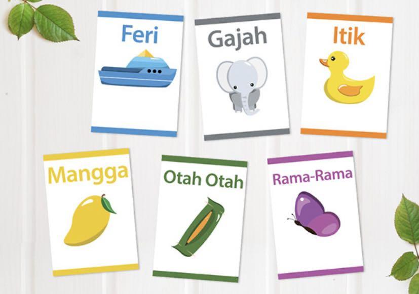 Alphabet Poster English, Malay, Arabic language, flashcards ...