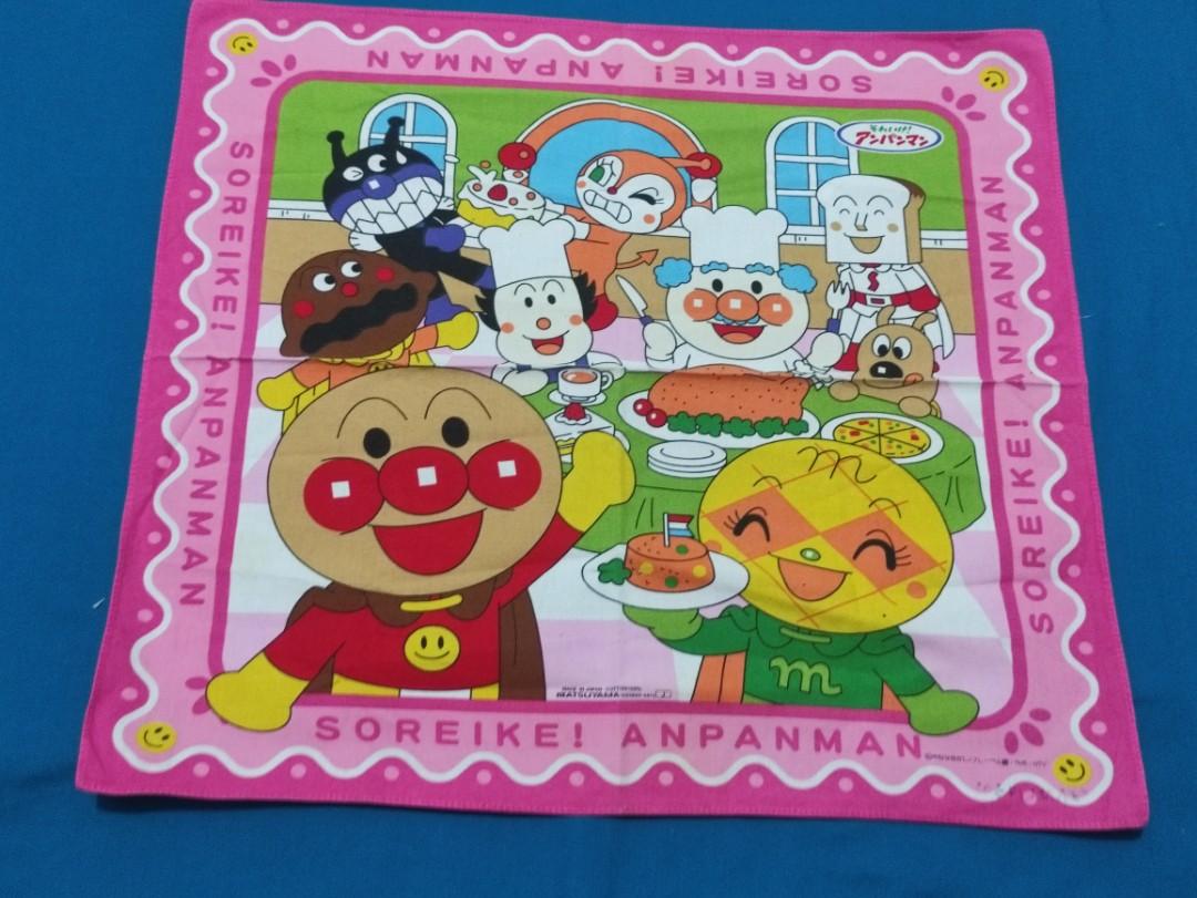 Anpanman Handkerchief Hanky Panyo Merch Merchandise, Hobbies & Toys ...