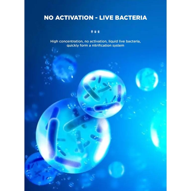 Aquarium Bacteria, Bio-active Nitrifying Liquid & Beneficial Bacteria ...