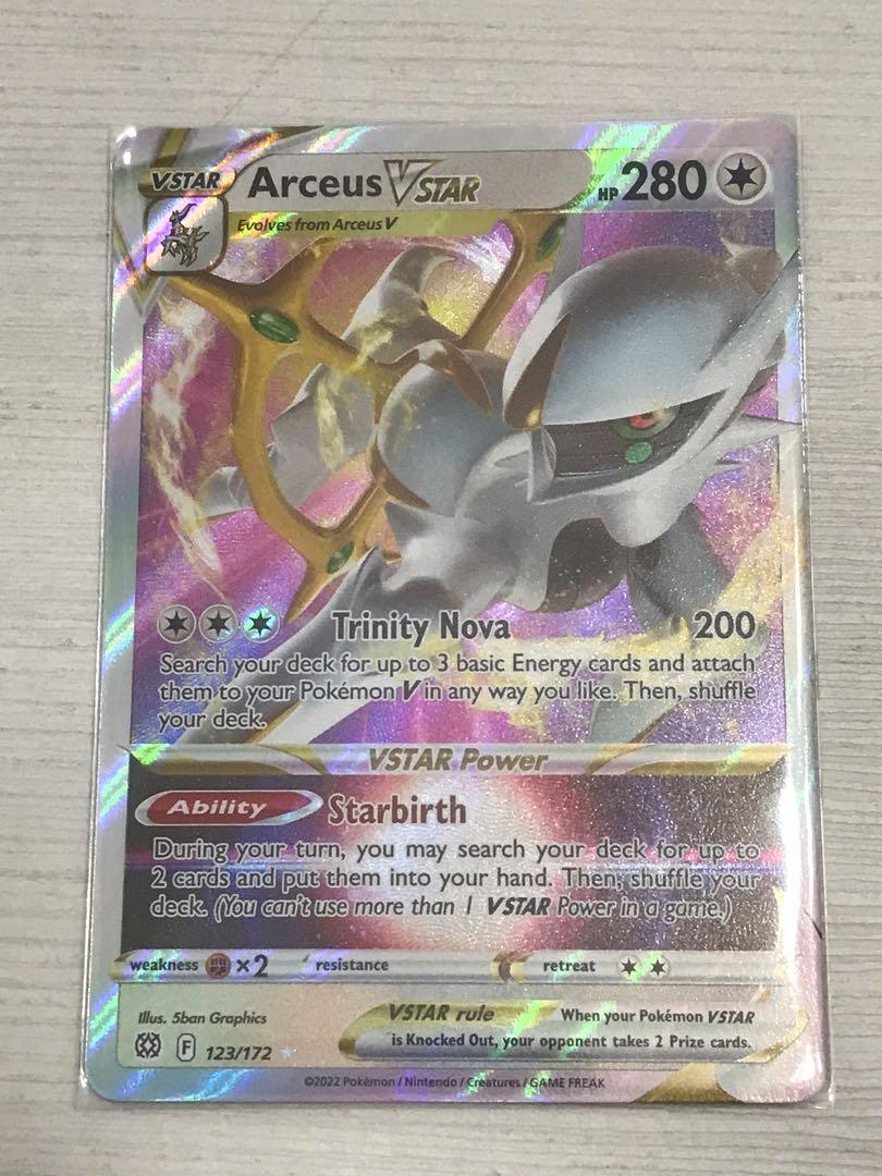 Arceus Vmax - Pokemon PTCG, Hobbies & Toys, Toys & Games on Carousell