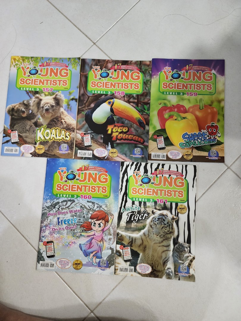 Assorted young scientists magazine part 1, Hobbies & Toys, Books ...