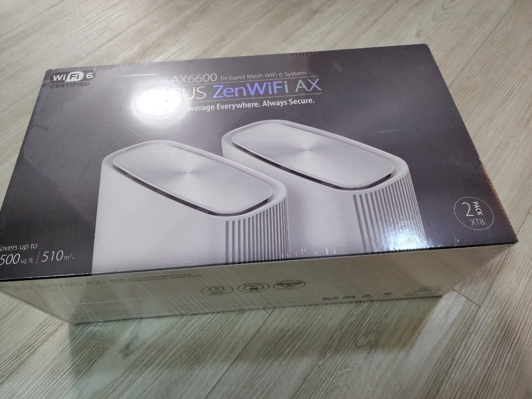 ASUS WIFI6 AX6600 ZEN WIFI AX WHITE, Computers & Tech, Parts ...