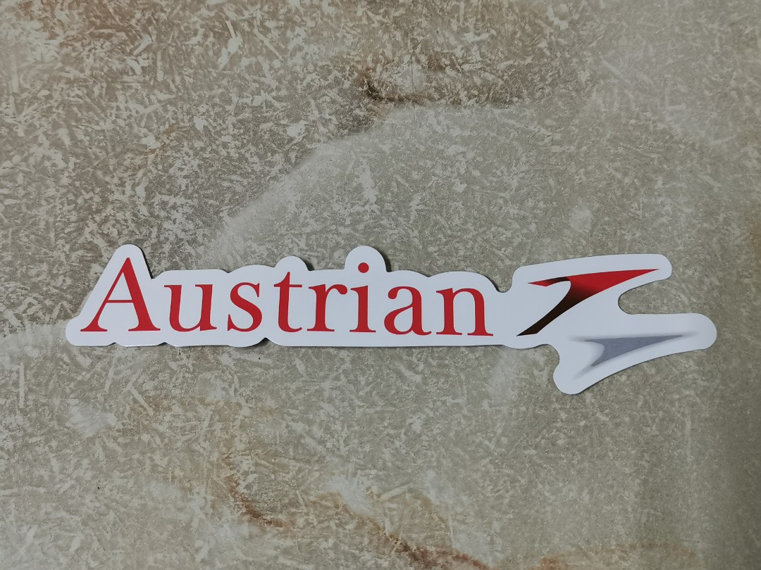 Austrian Airline sticker, Hobbies & Toys, Collectibles & Memorabilia ...