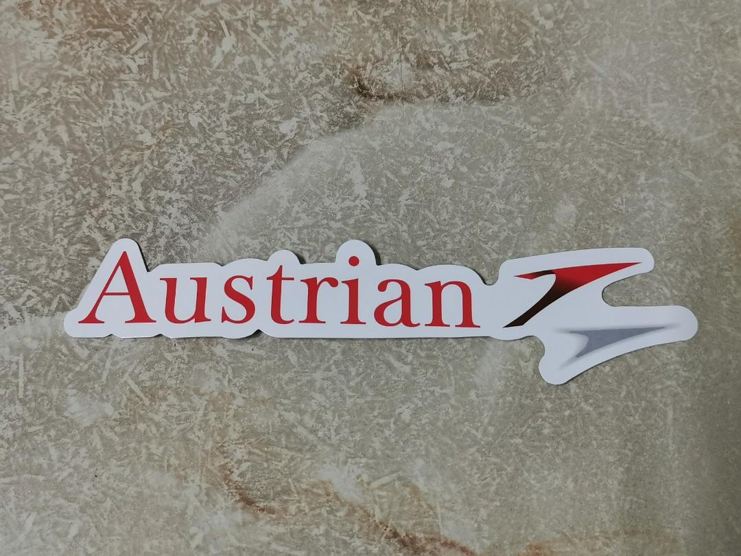 Austrian Airline sticker, Hobbies & Toys, Collectibles & Memorabilia ...