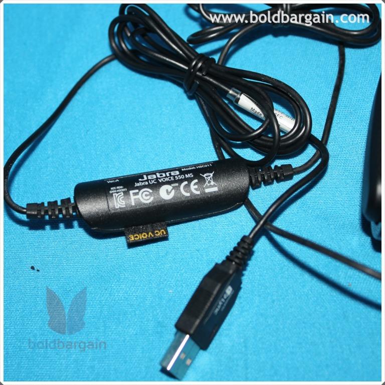 Authentic Jabra GN Netcom UC 550 USB Headset with Microphone For VoIP ...