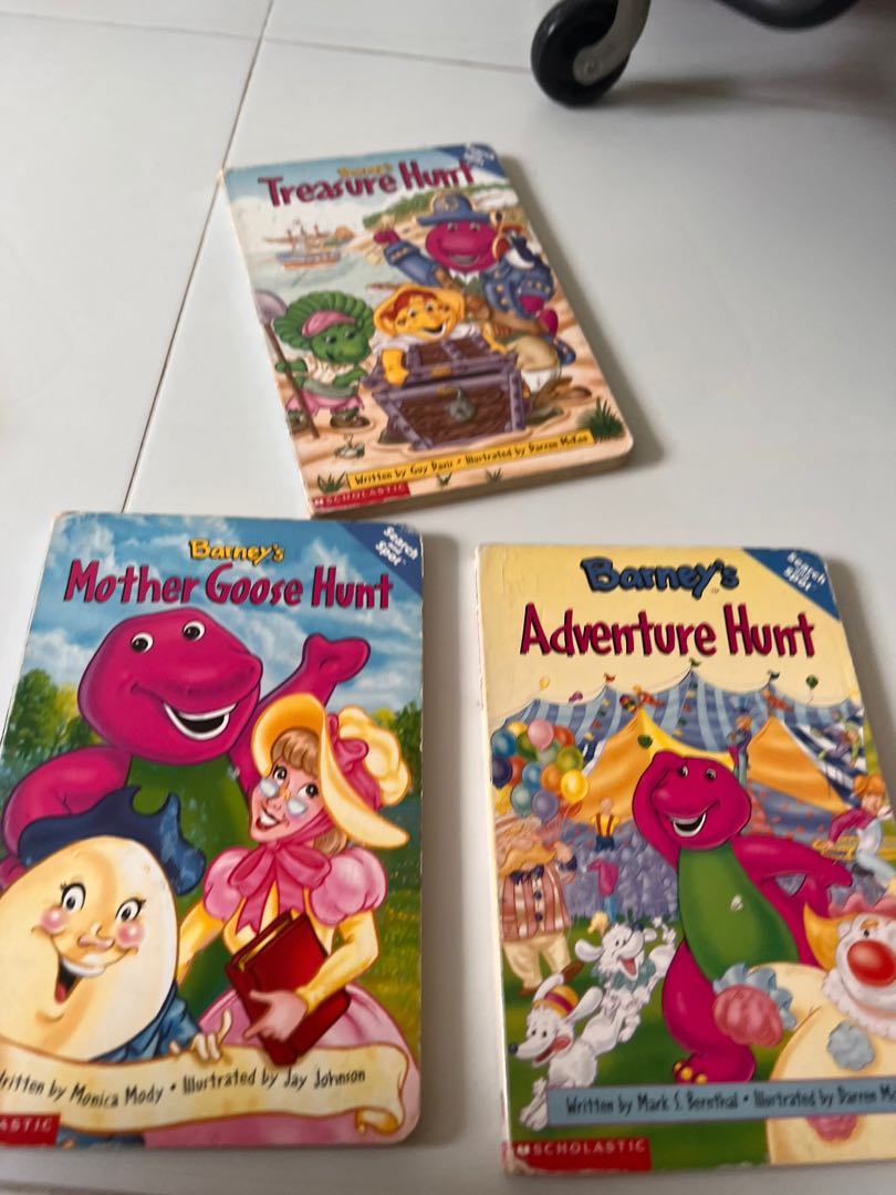 barneys books ( set of 3), Hobbies & Toys, Books & Magazines, Children ...