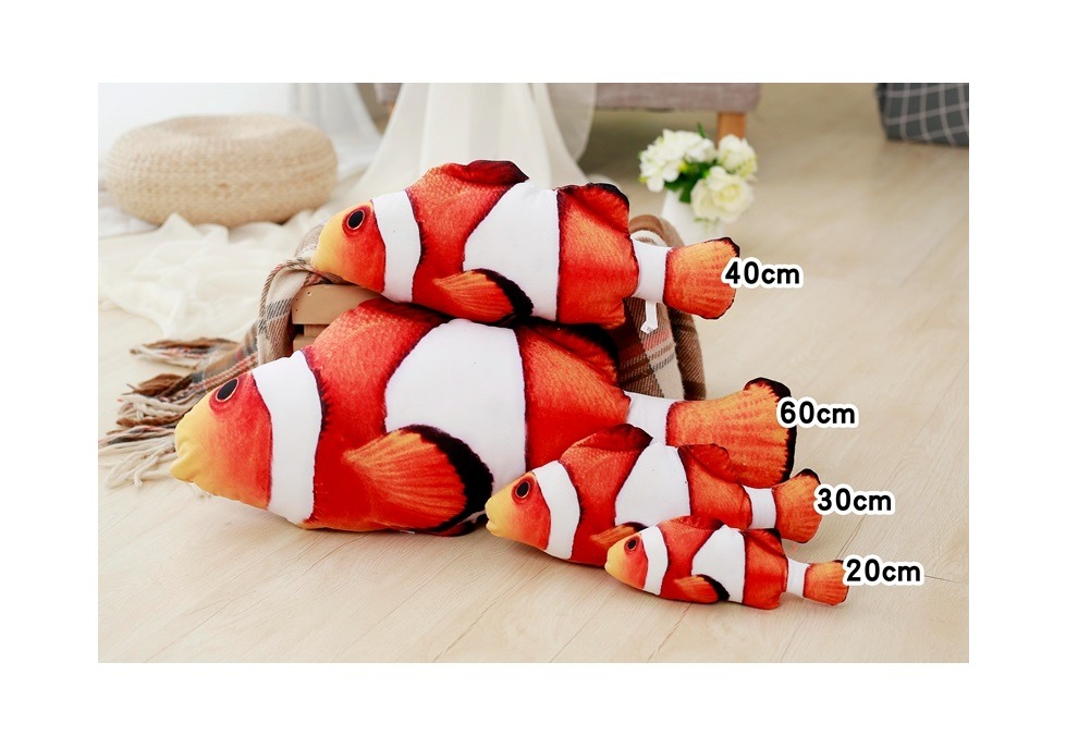 Big nemo fish plush soft toy, Hobbies & Toys, Toys & Games on Carousell