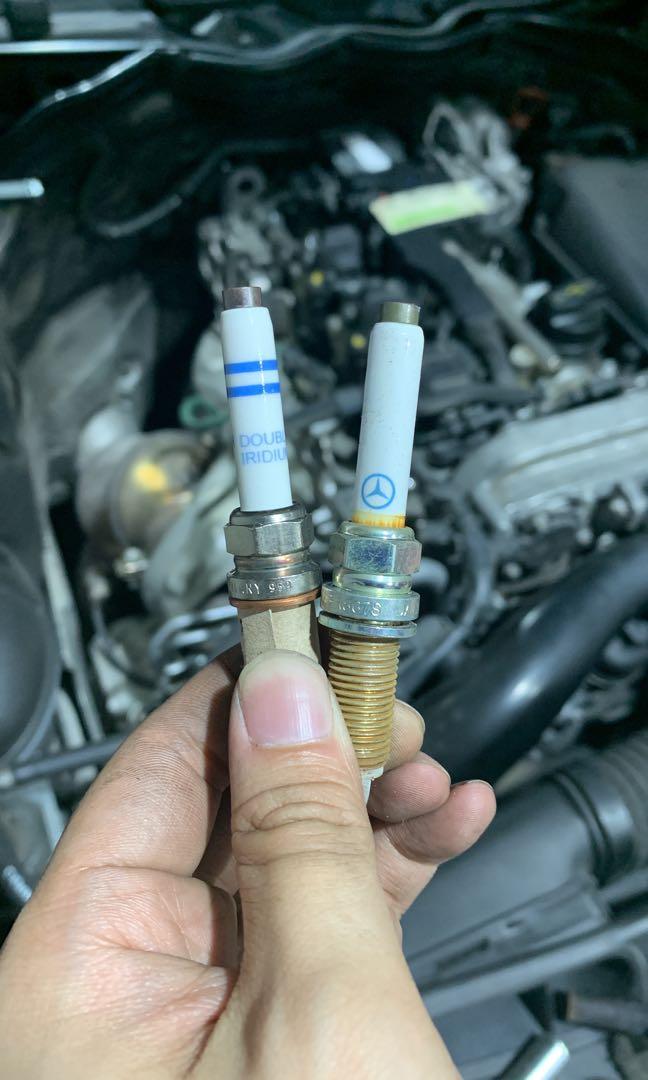 Borsch Double Iridium / Platinum Spark Plug for Mercedes Benz M270 M271 ...