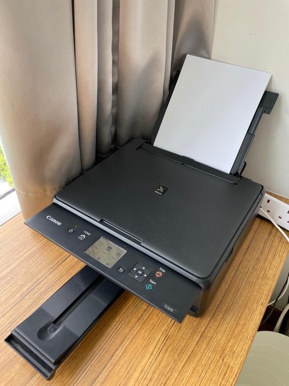 Canon PIXMA TS5000 Series 2 colour printer scanner copier, Computers ...