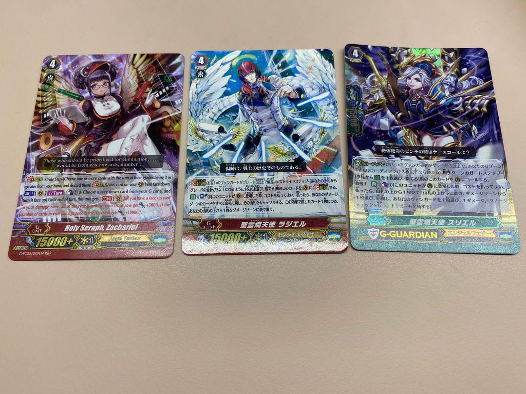Cardfight vanguard angel feather cards / deck, Hobbies & Toys, Toys ...