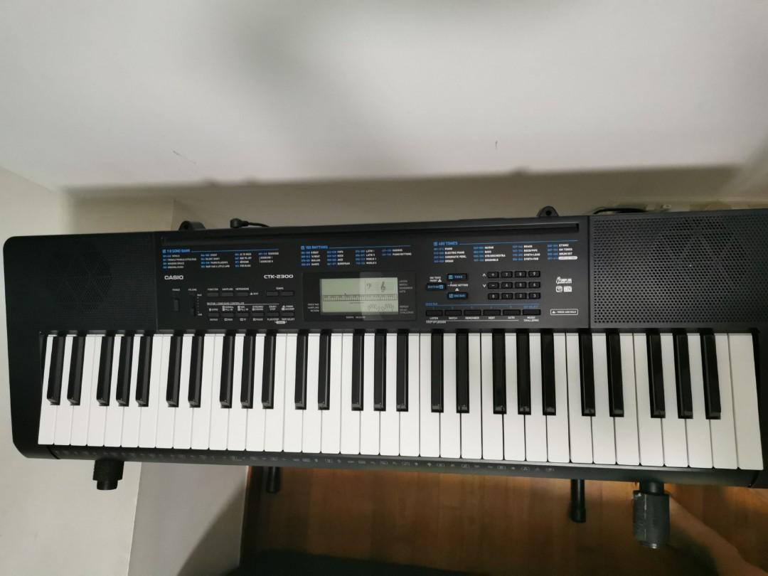 CASIO CTK2300 electronics keyboard, Hobbies & Toys, Music & Media ...