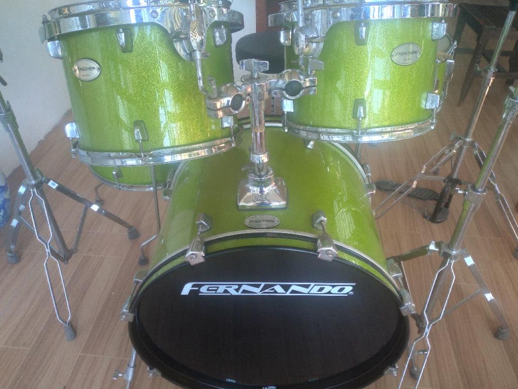 Complete Drum Set (Fernando Drums with Zildjian Cymbals), Hobbies ...