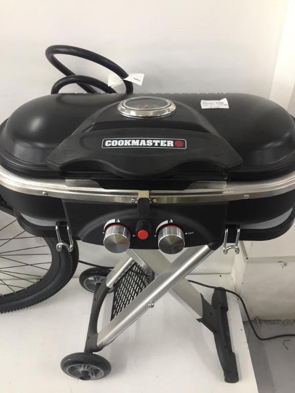 Cookmaster Portable LPG Twin Grill Bbq, TV & Home Appliances, Kitchen ...
