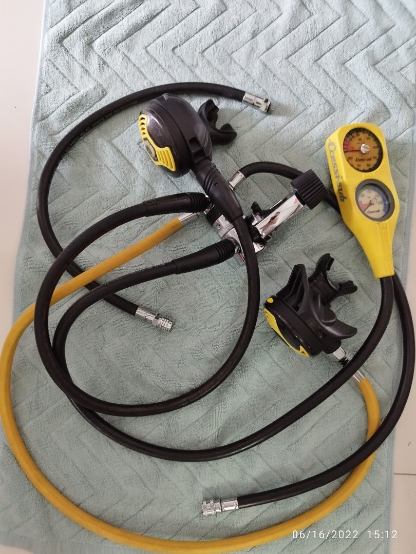 Cressi Sub Scuba Diving Regulators Full Set, Sports Equipment, Sports ...