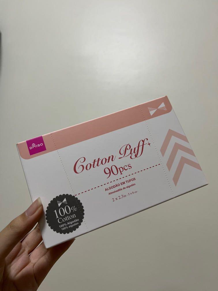 Daiso cotton puff, Beauty & Personal Care, Face, Makeup on Carousell