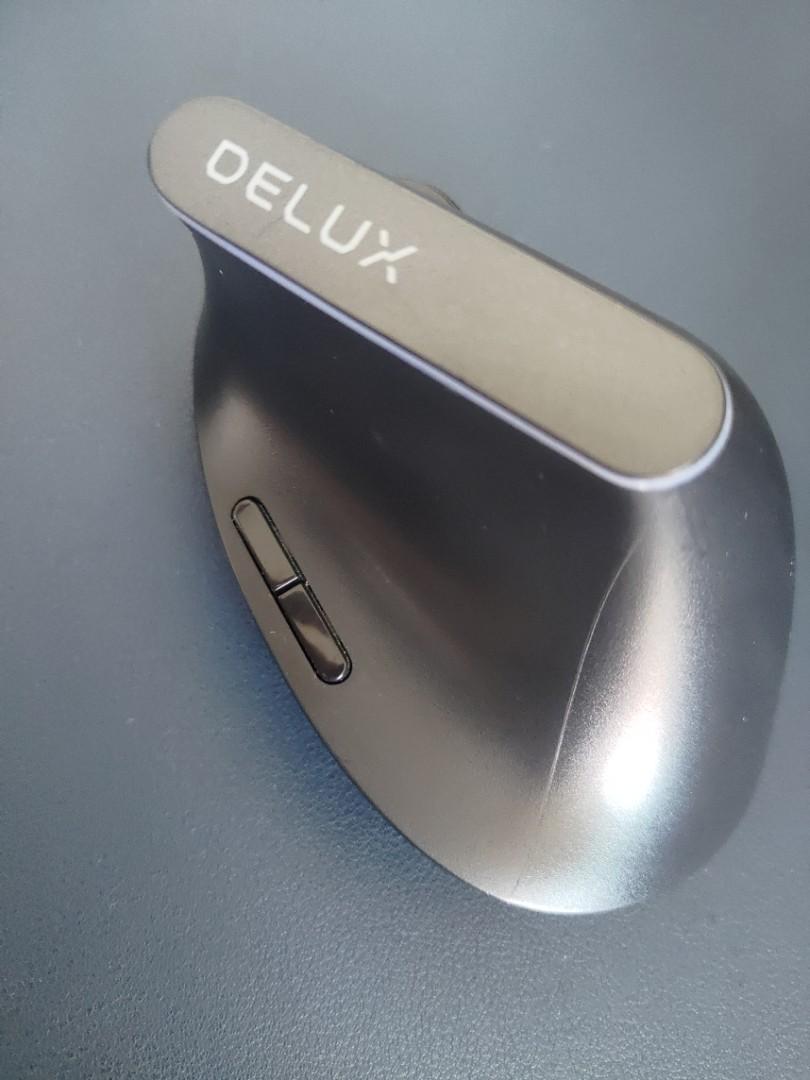 Delux M618DB Ergonomic Vertical Wireless Mouse, Computers & Tech, Parts ...