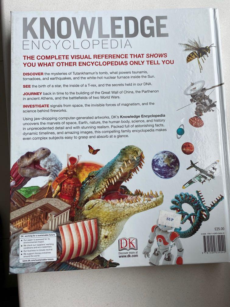 DK Knowledge Encyclopedia, 興趣及遊戲, 書本 & 文具, 小朋友書 - Carousell