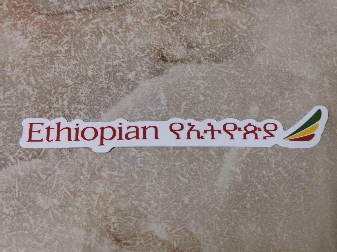 Ethiopian Airline sticker, Hobbies & Toys, Collectibles & Memorabilia ...