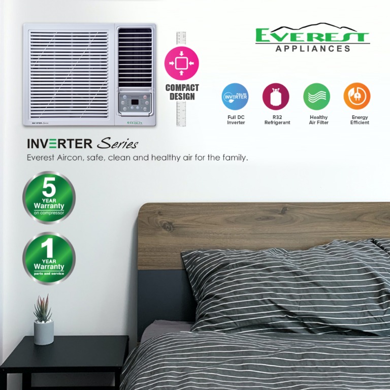 EVEREST FULL DC WINDOW TYPE, TV & Home Appliances, Air Conditioning and ...