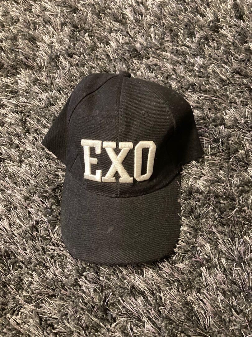 Exo kpop black baseball cap, Women's Fashion, Watches & Accessories ...