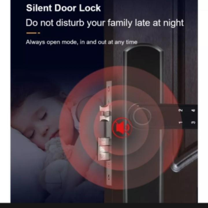 Gate Digital Lock 2-Sided HDB BTO Touch Fingerprint Password Bluetooth ...