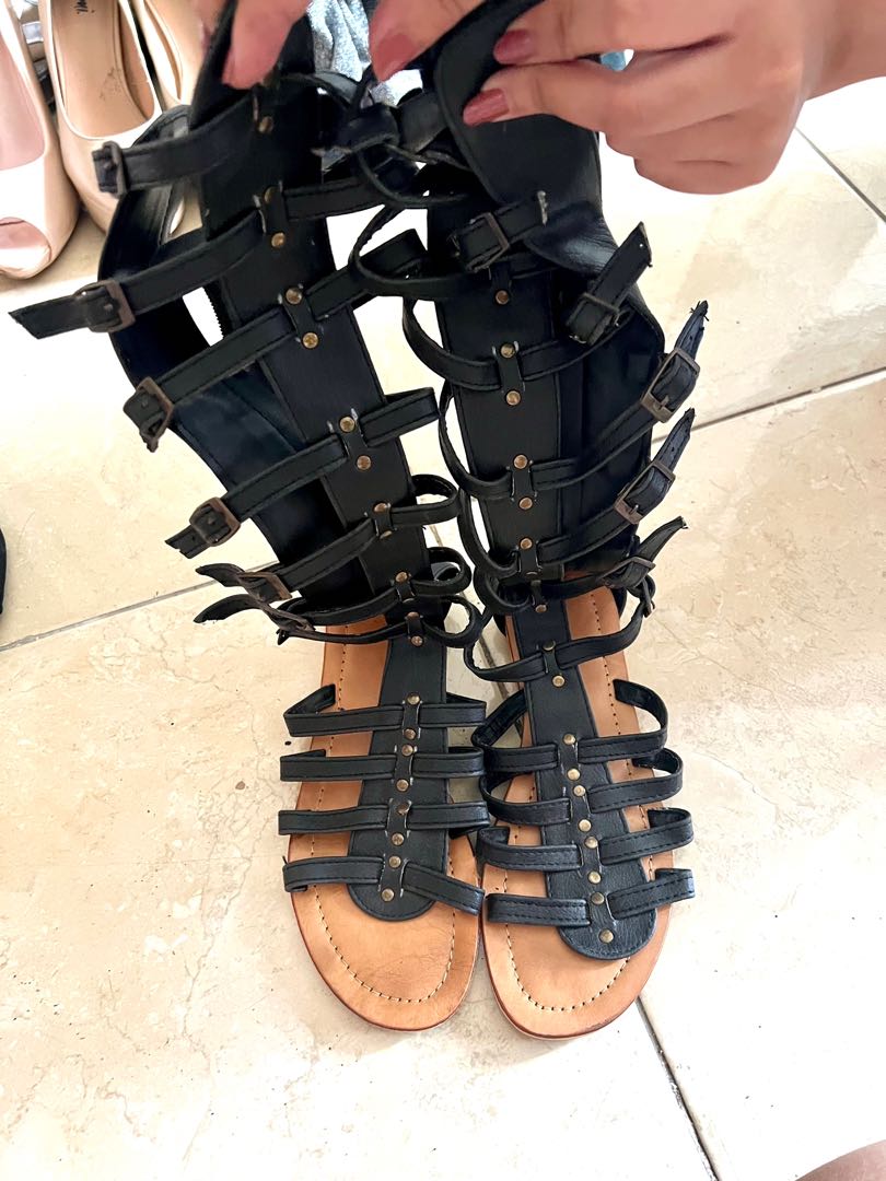 Gladiator Shoes, Fesyen Wanita, Sepatu di Carousell