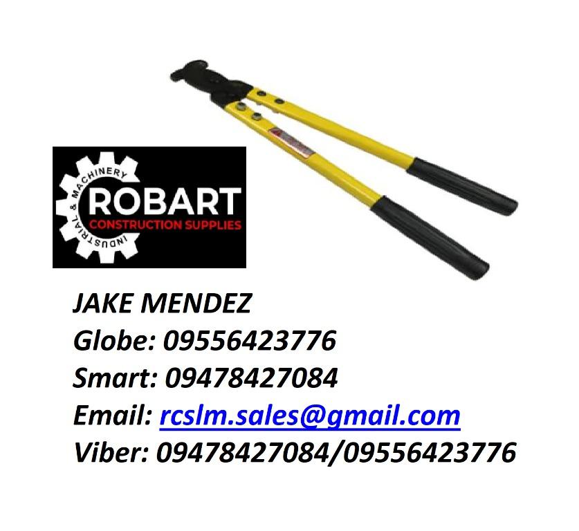 HANS MANUAL CABLE CUTTER, Commercial & Industrial, Construction Tools ...
