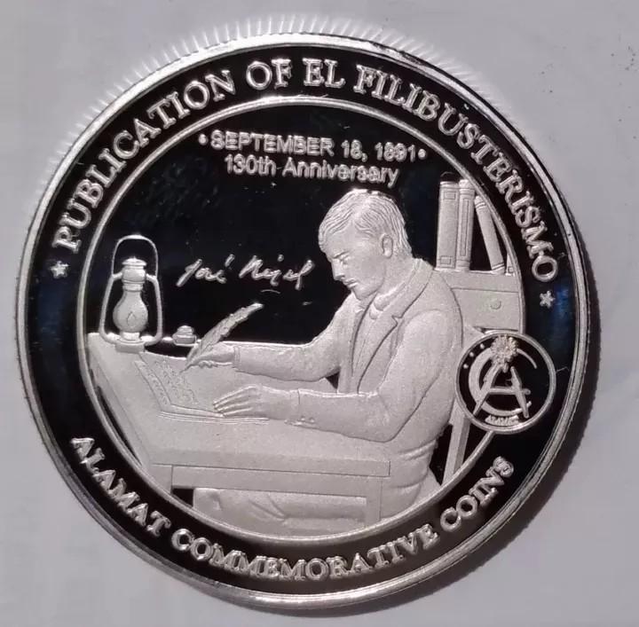 Jose Rizal Philippine medal with box and coa, Hobbies & Toys ...