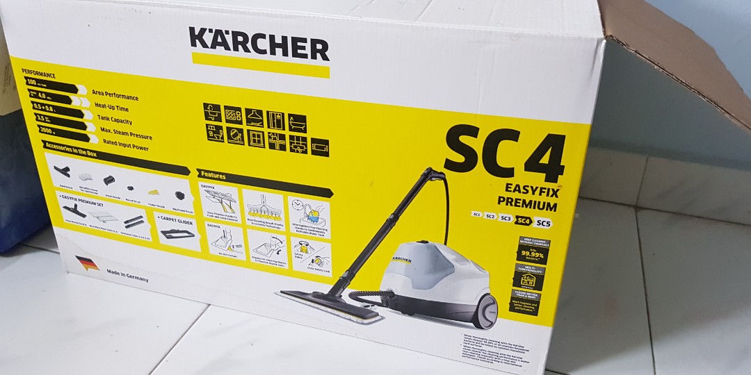 Karcher SC4 EasyFix Premium Steam Cleaner, TV & Home Appliances, Vacuum ...