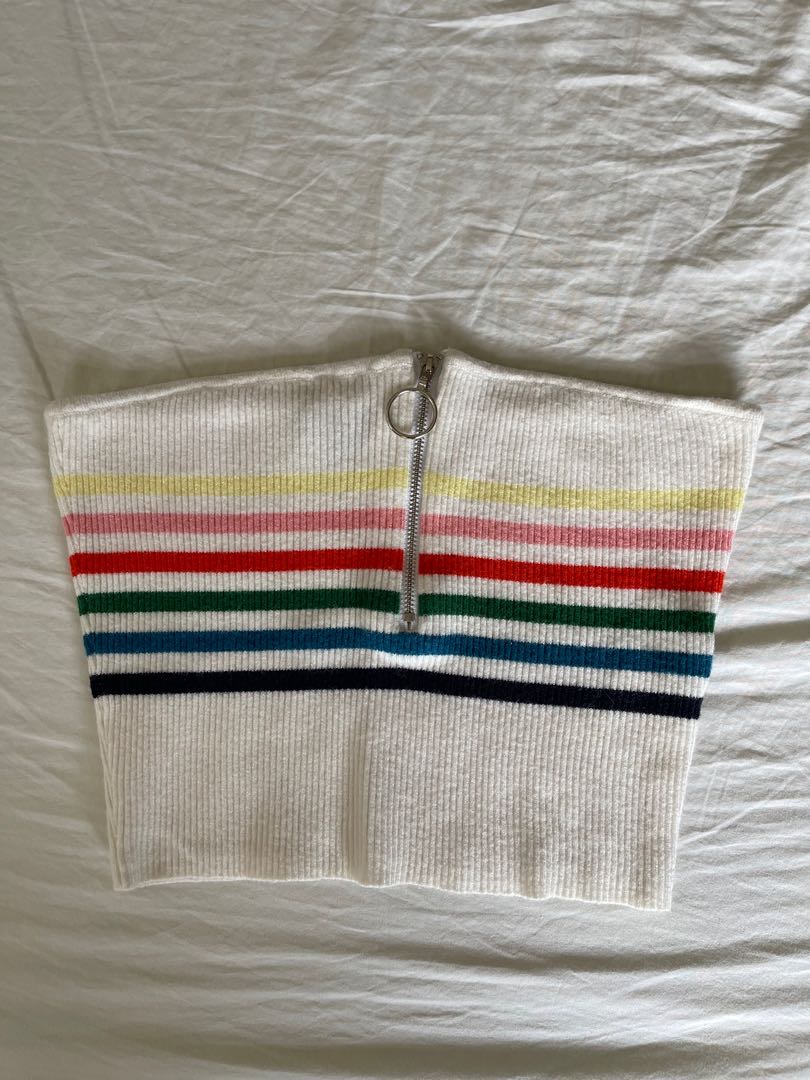Kendall and Kylie Rainbow Tube Top, Women's Fashion, Tops, Others Tops ...