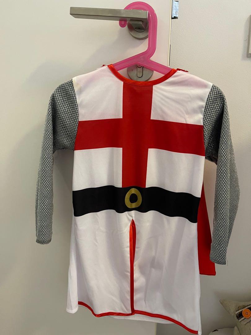 Kids St George Knight Costume - Age 3-4, Babies & Kids, Babies & Kids ...