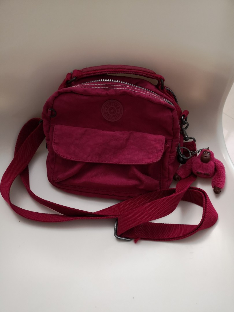 Kipling red, Women's Fashion, Bags & Wallets, Cross-body Bags on Carousell