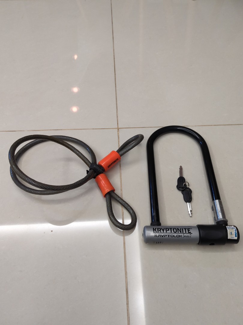 Kryptonite kryptolok series 2, Sports Equipment, Bicycles & Parts ...