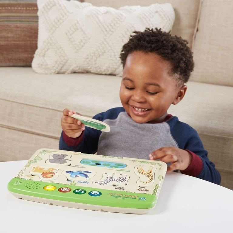 Leapfrog Interactive Wooden Animal Puzzle, Hobbies & Toys, Toys & Games ...