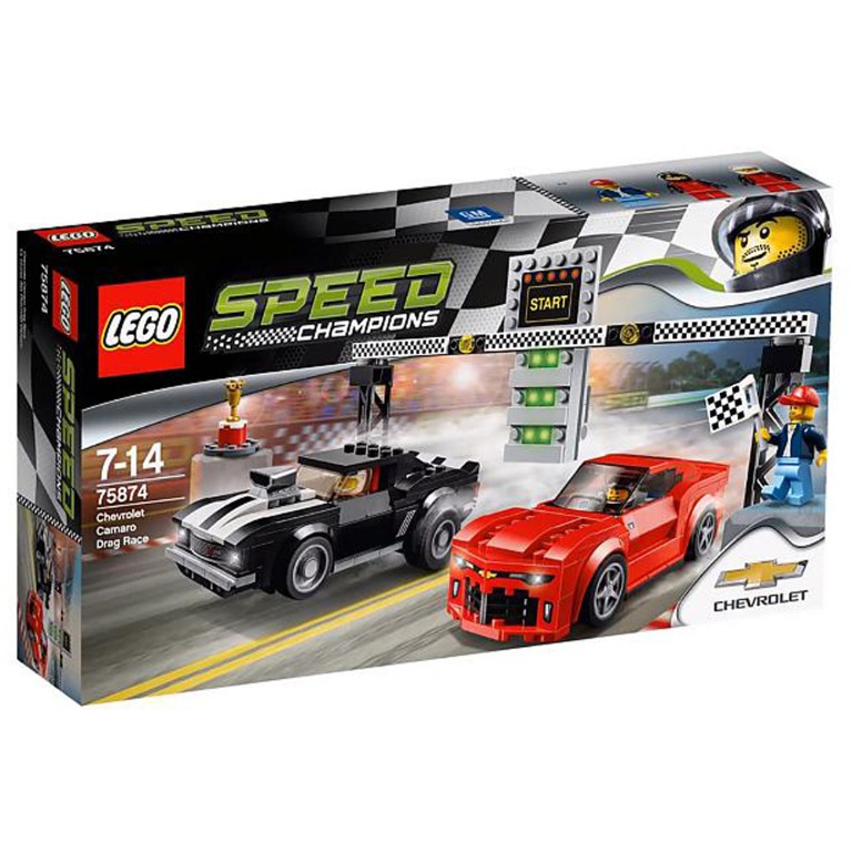Lego 75874 Speed-Champion｜賽車系列 (Chevrolet Camaro Drag Race), 興趣及遊戲, 玩具 ...