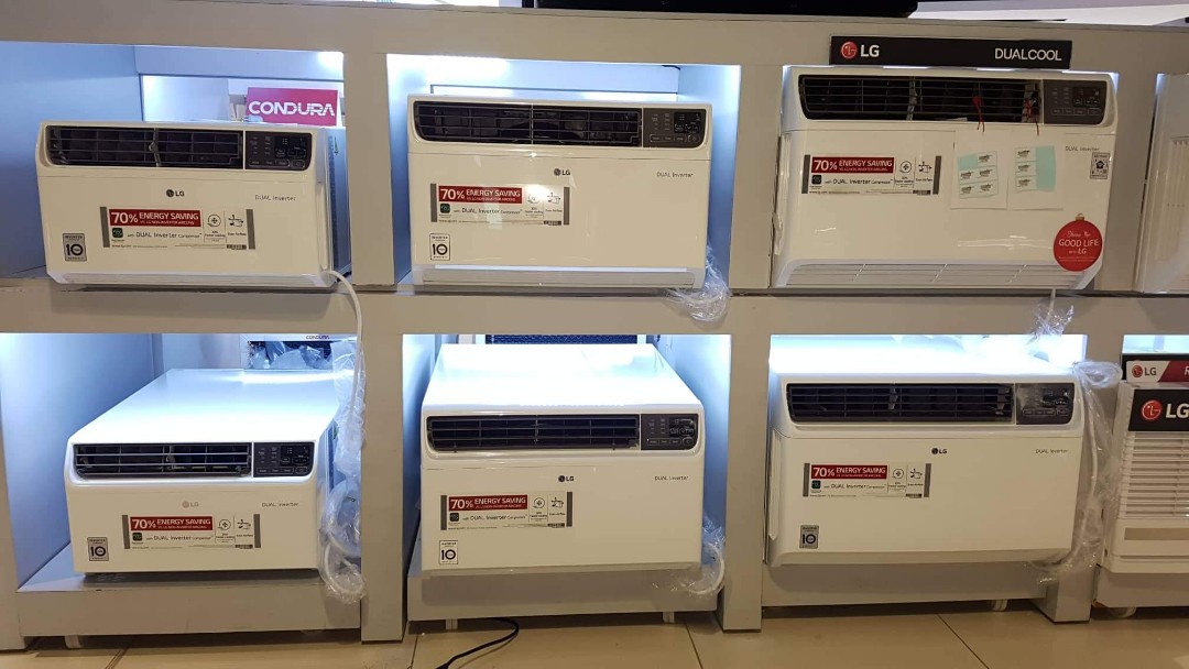 LG WINDOW TYPE AIRCON DUAL INVERTER, TV & Home Appliances, Air ...