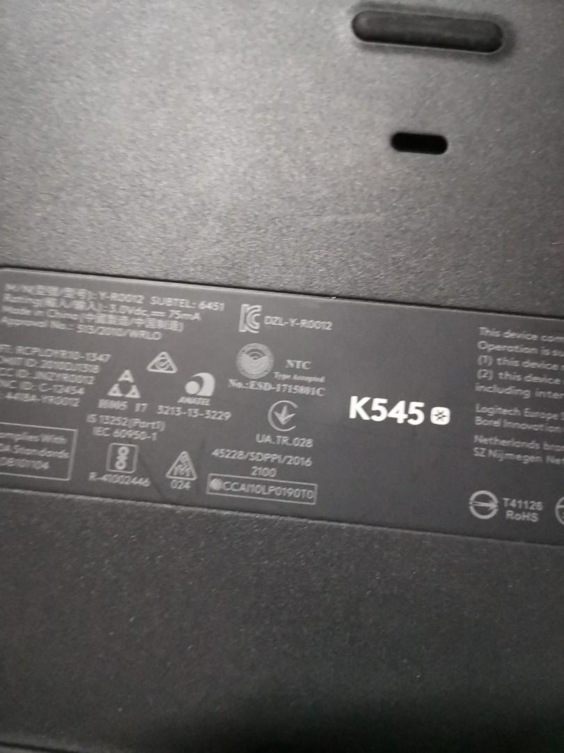 Logitech Wireless Keyboard K545 Computers And Tech Parts And Accessories Computer Keyboard On
