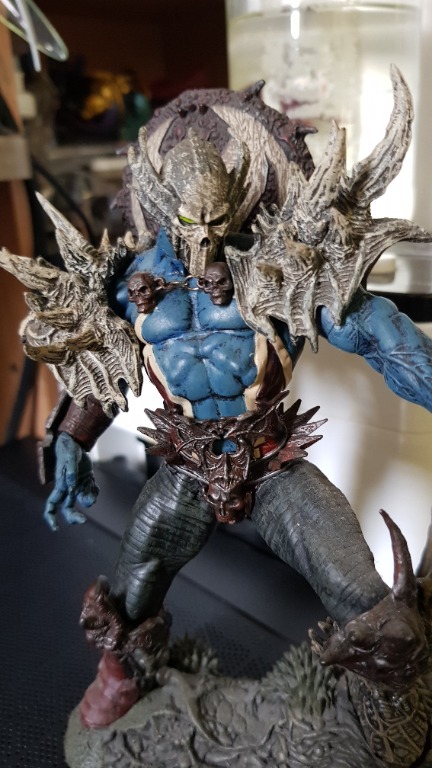 McFarlane SPAWN THE BLACK KNIGHT (DARK AGES ISSUE 1 COVER ART), Hobbies ...