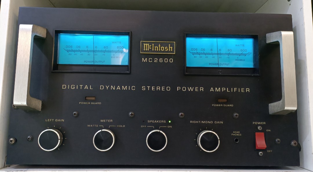 McIntosh mc 2600 power amplifier, Audio, Soundbars, Speakers ...