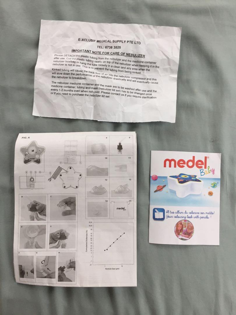 Medel Star Nebulizer for kids, Health & Nutrition, Medical Supplies ...