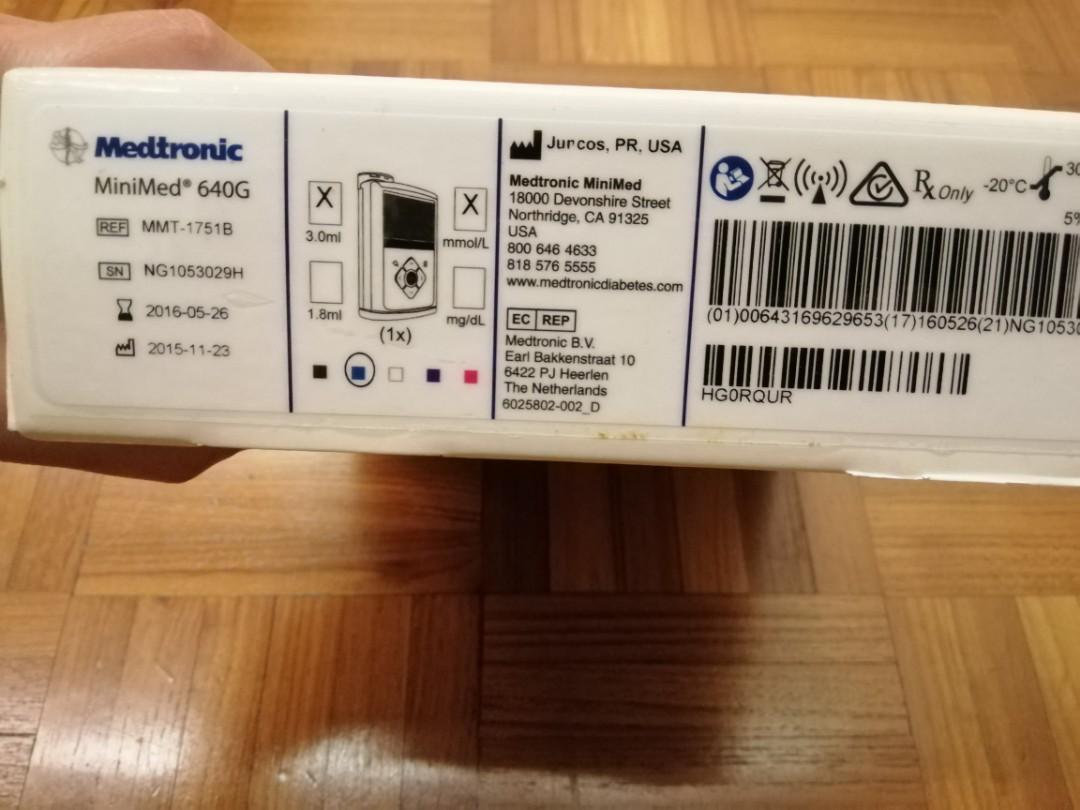 Medtronic Minimed 640g insulin pump, Health & Nutrition, Medical ...